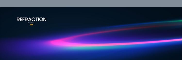 Crystal rainbow lights effect bright ray or beam Vector Image