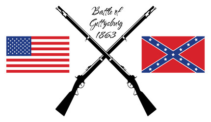 Civil War Flags Clipart