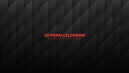 3d parallelograms pattern conceptual abstract Vector Image
