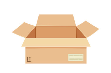 Cardboard box concept Royalty Free Vector Image