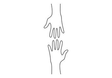Abstract Two Hands Vector Images (over 5,800)