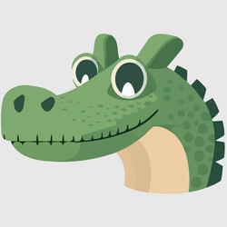 Clipart Alligator Face