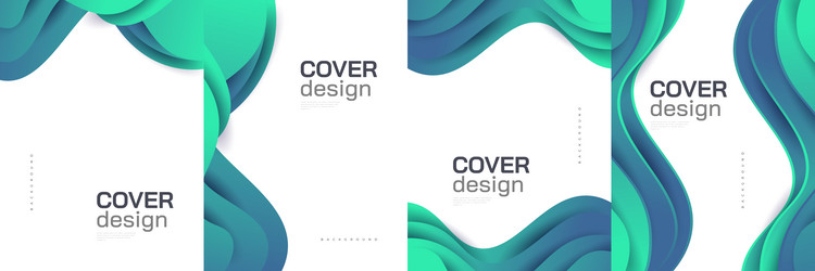 Modern abstract cover design template Royalty Free Vector