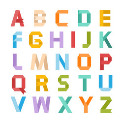 Rope alphabet Royalty Free Vector Image - VectorStock