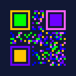 Qr code quick response code marketing Royalty Free Vector