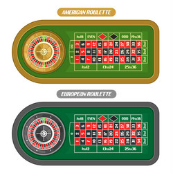 Roulette table Royalty Free Vector Image - VectorStock