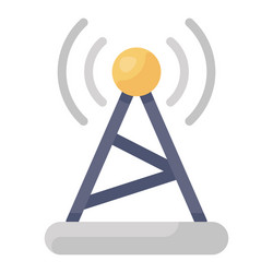 Signal tower Royalty Free Vector Image - VectorStock