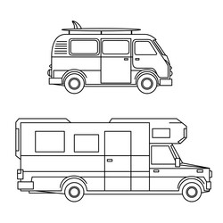 Camper Outline Vector Images (over 6,200)
