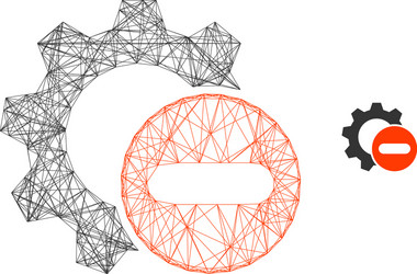 Web network remove icon Royalty Free Vector Image