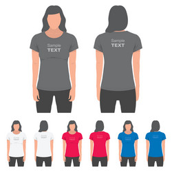 Women T-Shirt Template Vector Images (over 4,000)