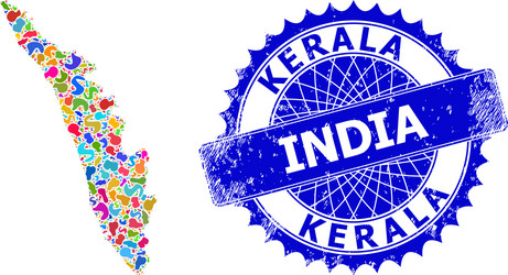 Political Map of Kerala Vector Images (over 100)