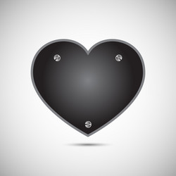 Iron love heart Royalty Free Vector Image - VectorStock