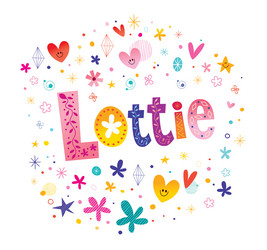 Harriet girls name Royalty Free Vector Image - VectorStock