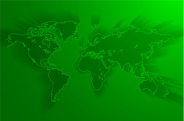 Global network connection green background Vector Image