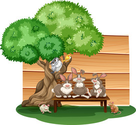 Bench Under Tree Vector Images (over 100)