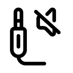 No sound through audio jack without speakers Vector Image