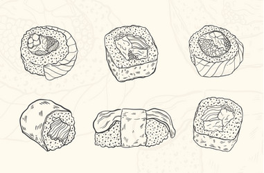 Toast sketch foodhand drawn element Royalty Free Vector