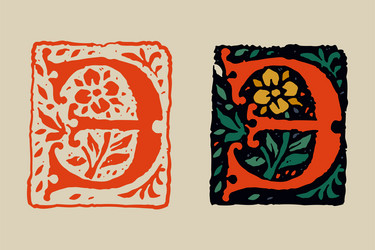 Number 3 three sign logo in gothic style Vector Image