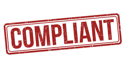 Compliant sign or stamp Royalty Free Vector Image