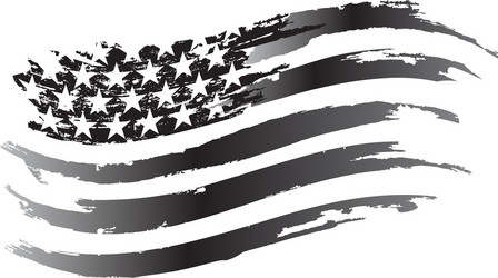 American Flag Grayscale Vector Images (over 100)