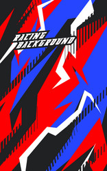 Abstract geometric racing camo seamless pattern Vector Image