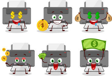 Printer Cartoon Vector Images (over 2,200)