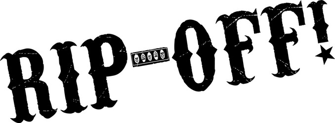 Rip-off rubber stamp Royalty Free Vector Image