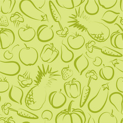 Seamless background with vegetables Royalty Free Vector
