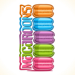 Logo for macaroon Royalty Free Vector Image - VectorStock