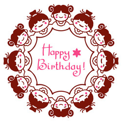 Children Round Border Frame Vector Images (over 300)