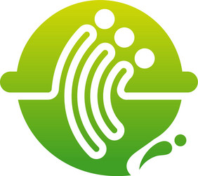 Discussion group logo template consult forum Vector Image