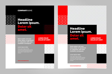 Product catalog brochure layout design Royalty Free Vector