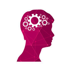 Black silhouette of compact loader side view Vector Image