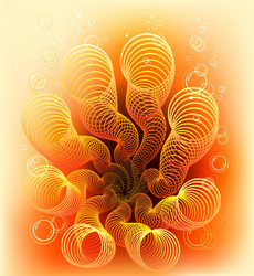 Vibrant colorful psychedelic trippy mandala Vector Image