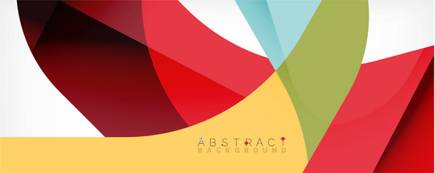 Background abstract overlapping color Royalty Free Vector