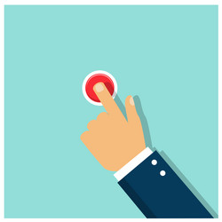 Emergency button and sos concept Royalty Free Vector Image