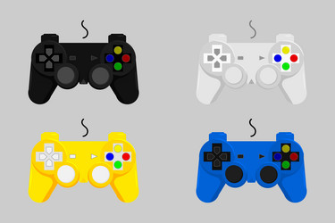 Joystick game controller gamepad video stick Vector Image