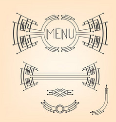 Art Deco Menu Vector Images (over 5,700)
