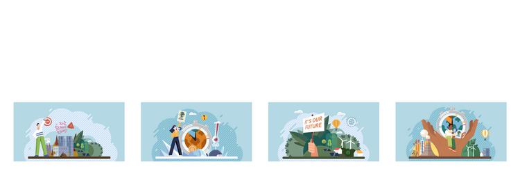 Climate change save the planet Royalty Free Vector Image