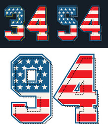 USA Number Vector Images (over 4,500)