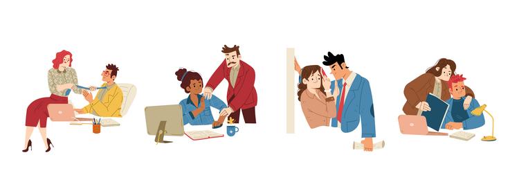 Sexual Harassment Cartoon Vector Images (over 400)