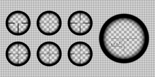 Scope Reticle Vector Images (over 1,500)
