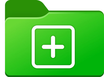 Windows 11 - style - office folder icon Royalty Free Vector