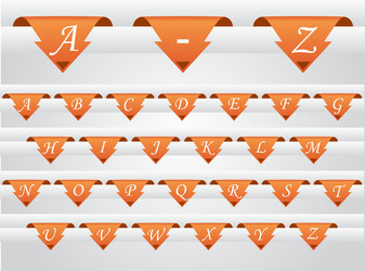 Alphabet Tabs Vector Images (over 230)