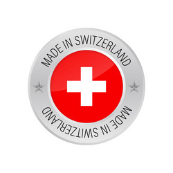 Silver badges and labels premium quality product Vector Image