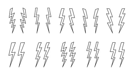 Lightning Divider Vector Images (over 210)