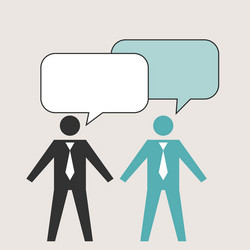 Business communication Royalty Free Vector Image