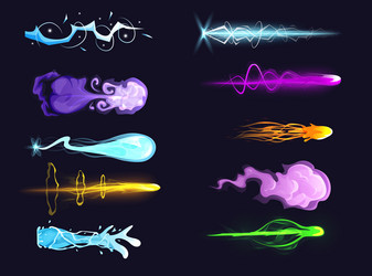 Vfx gun effect Royalty Free Vector Image - VectorStock