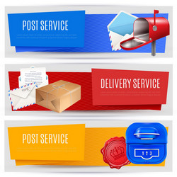 Realistic mailbox composition Royalty Free Vector Image