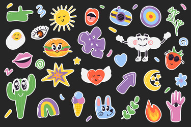 Cartoon Sticker Vector Images (over 370,000)